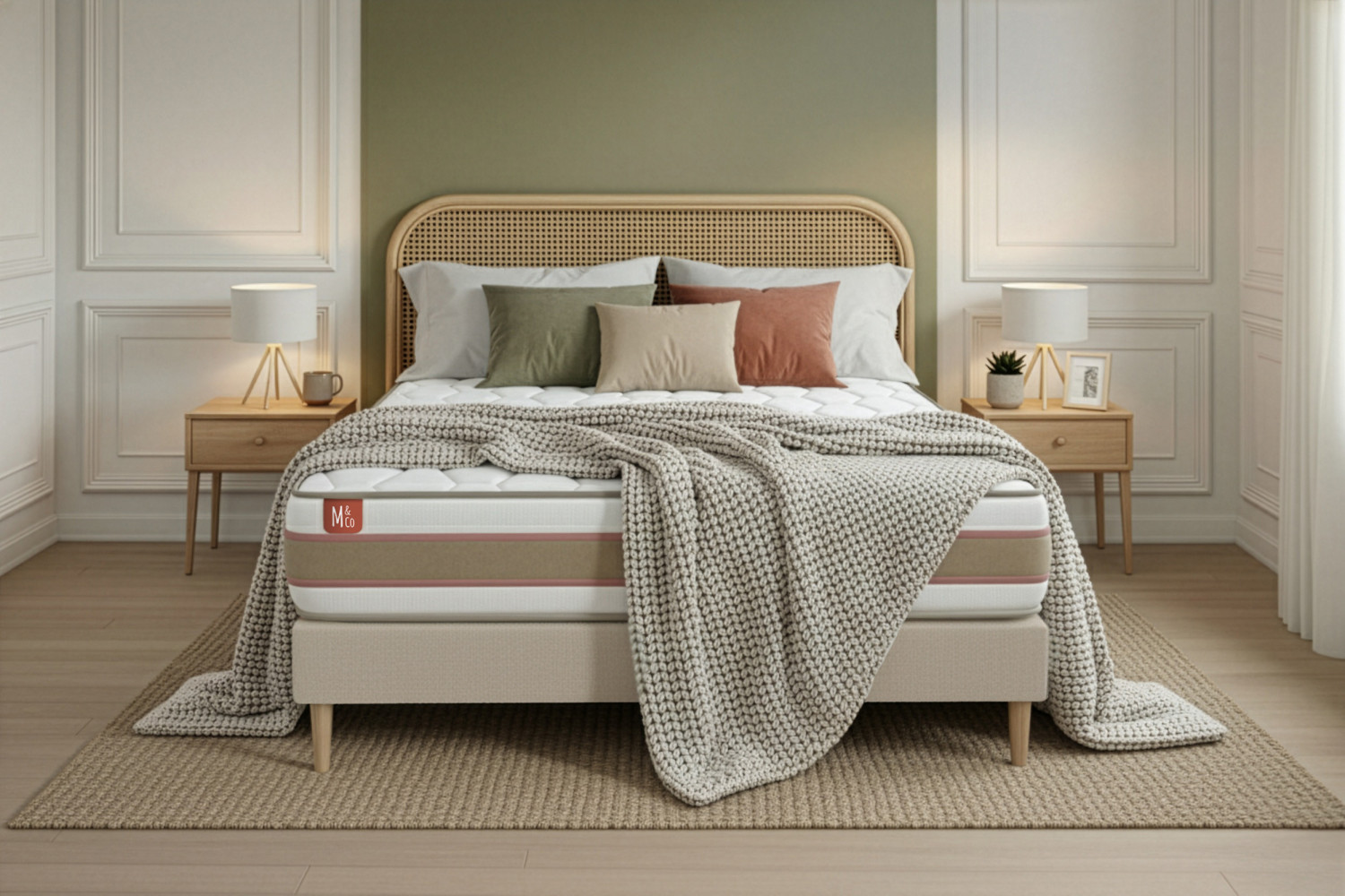 Ensemble Sommier Matelas 160x200