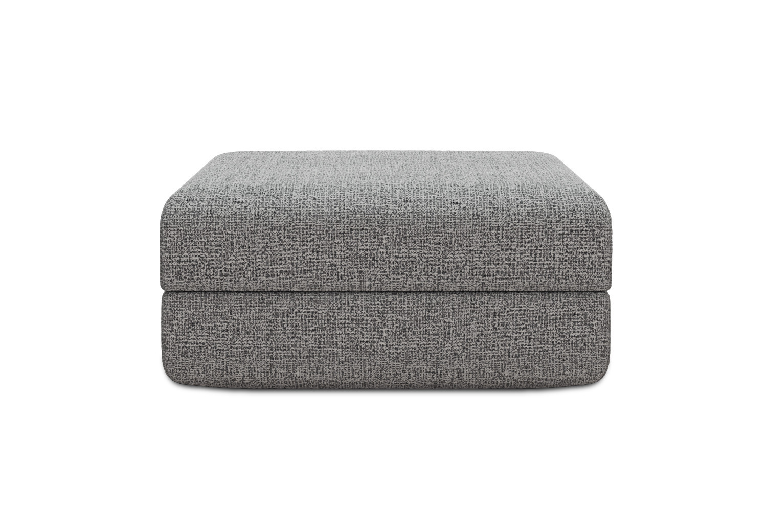 Pouf convertible et modulable - Tissu tweed Gris
