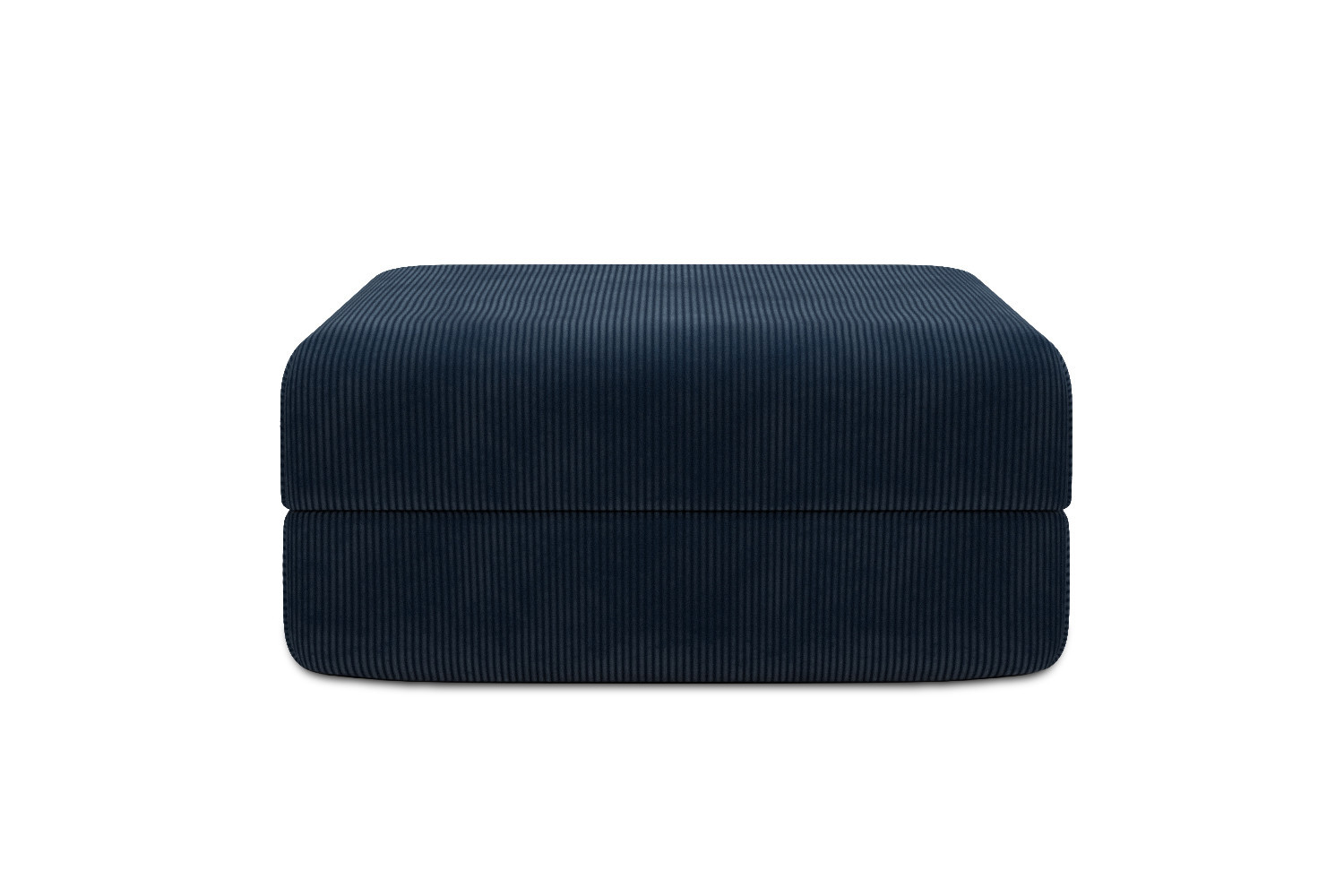 Pouf convertible et modulable - Velours côtelé Bleu