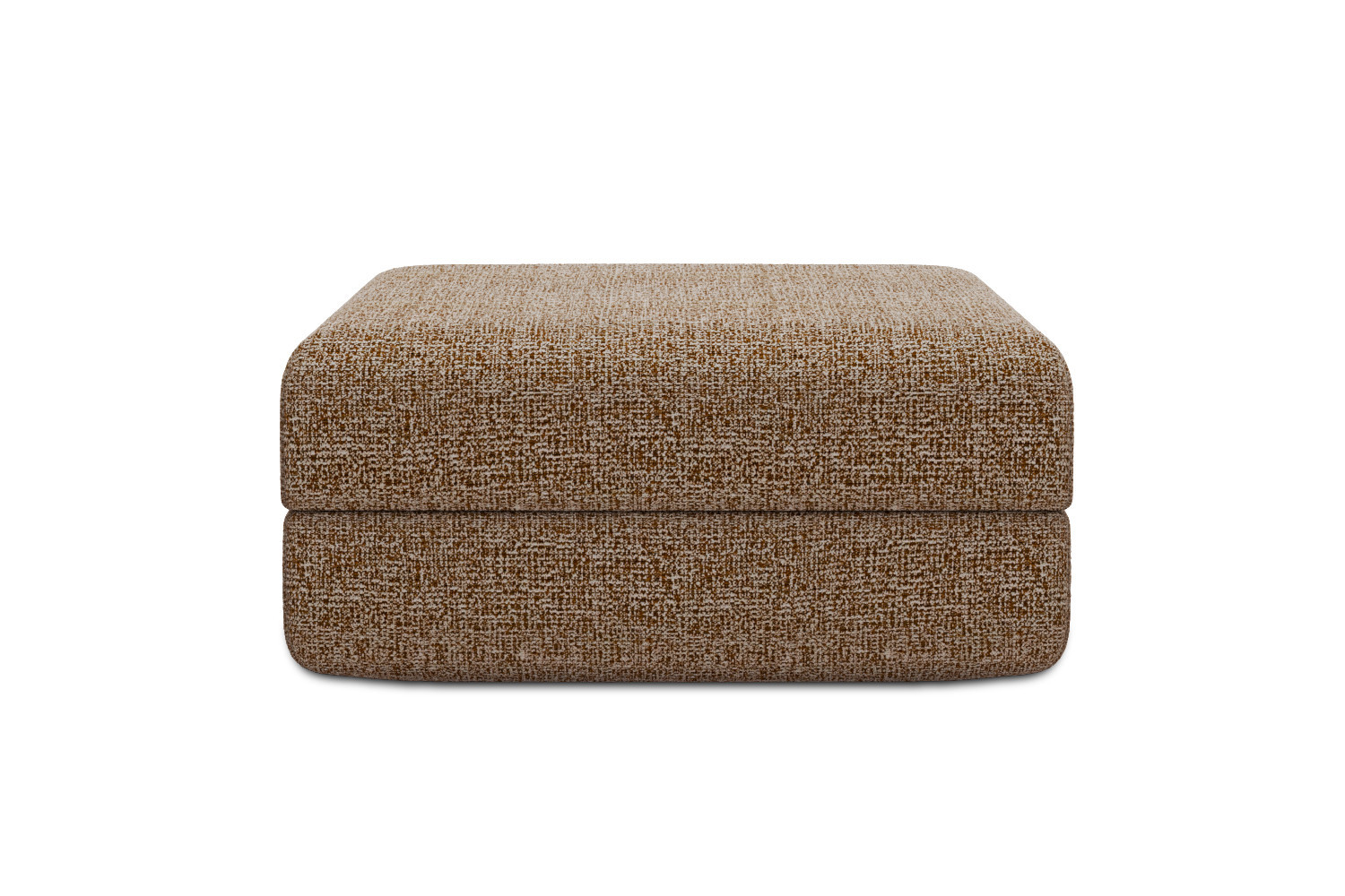 Pouf convertible et modulable - Tissu tweed Marron